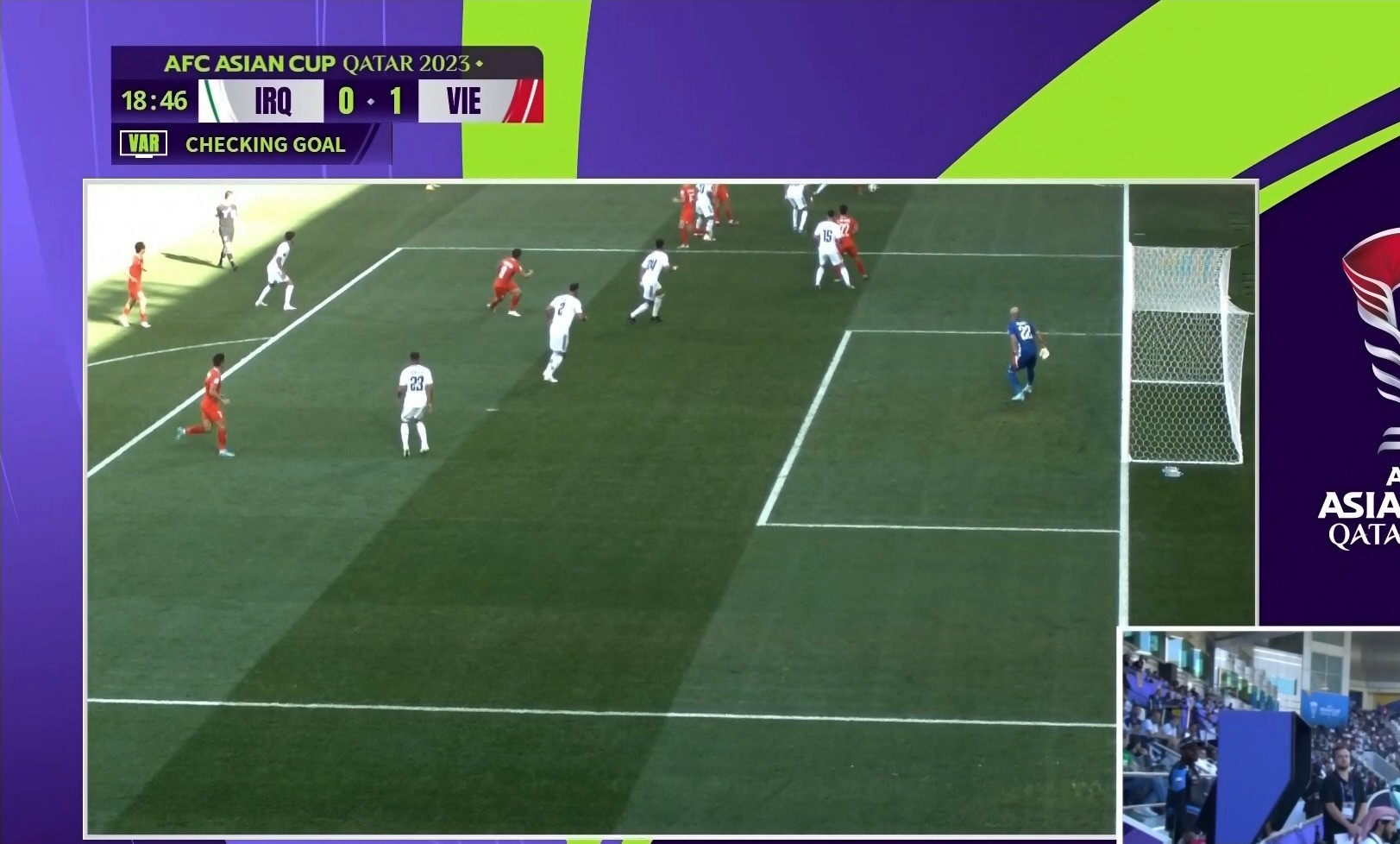 Vì sao tuyển Việt Nam bị tước bàn thắng trước Iraq?