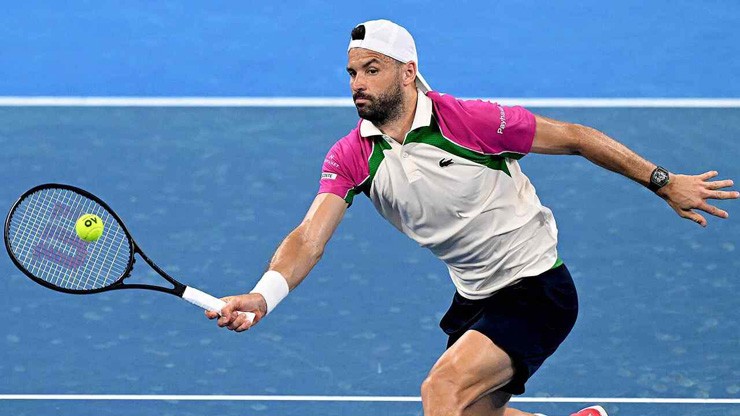 Hấp dẫn tennis 41 Dimitrov bất ngờ bỏ cuộc ở bán kết Brisbane