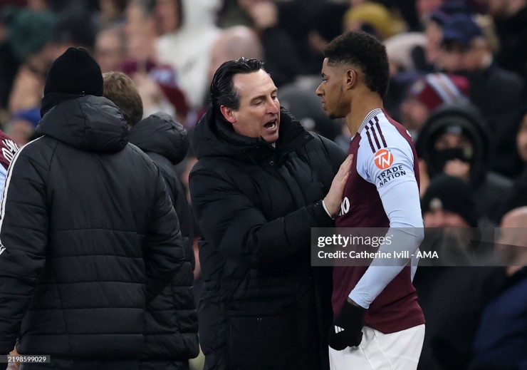 Fan MU mắng Rashford sau trận ra mắt Aston Villa, HLV Emery ca ngợi học trò