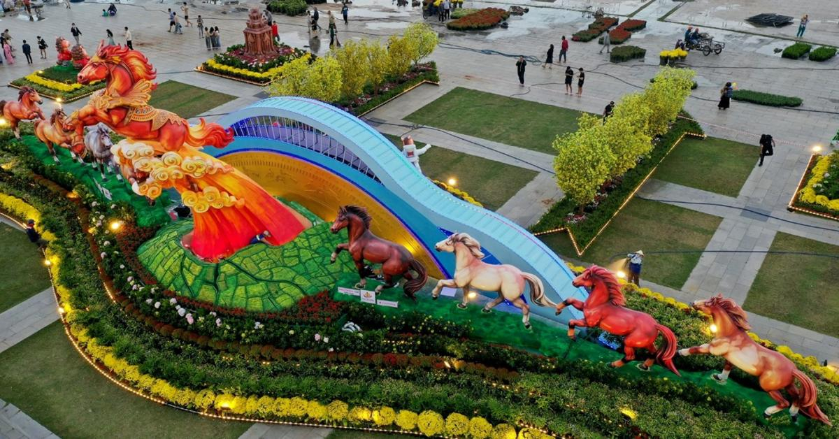 Gia Lai khánh thành cụm Linh vật Thánh Gióng - Đất Võ - Đại Ngàn