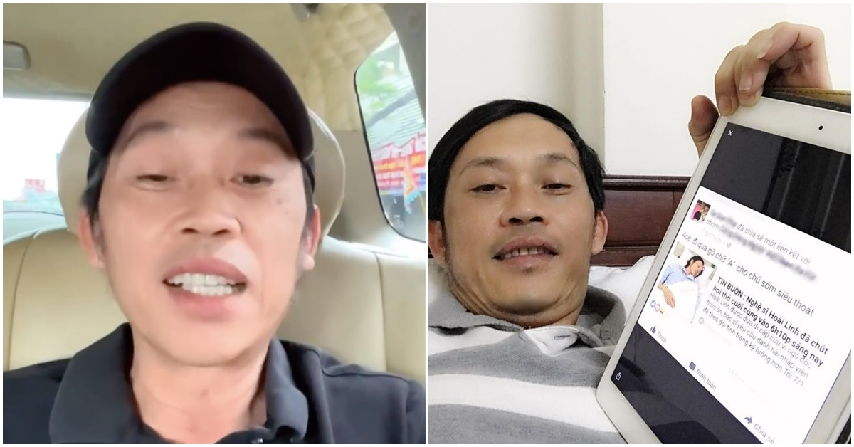 Hoài Linh lên tiếng về tin đồn nhập viện cấp cứu và qua đời