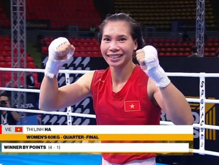 Ngoạn mục mẹ 2 con” Hà Thị Linh giành vé Boxing dự Olympic Paris 2024