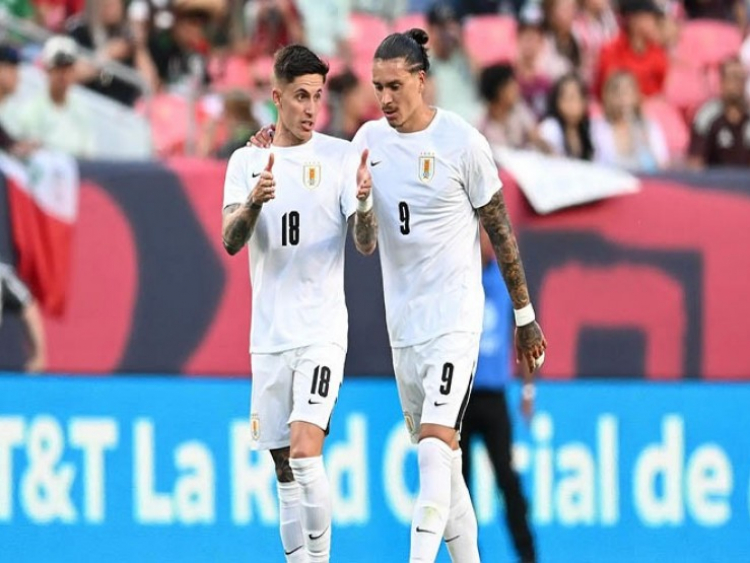 Video bóng đá Mexico - Uruguay Nunez ghi hat-trick rực rỡ, sao MU góp công Giao hữu