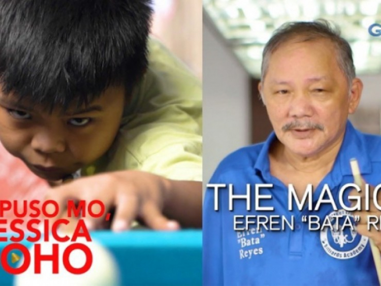 Bi-a Philippines có Efren Reyes mới Được huyền thoại chỉ tay giao việc