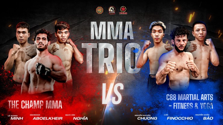 MMA Việt Nam 2 đấu 2 vừa gây ầm ĩ, lại có kèo 3 đánh 3 kịch chiến như phim