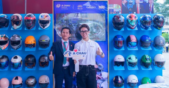 Á Châu Group tiên phong giải pháp nón bảo hiểm in logo cho doanh nghiệp ...