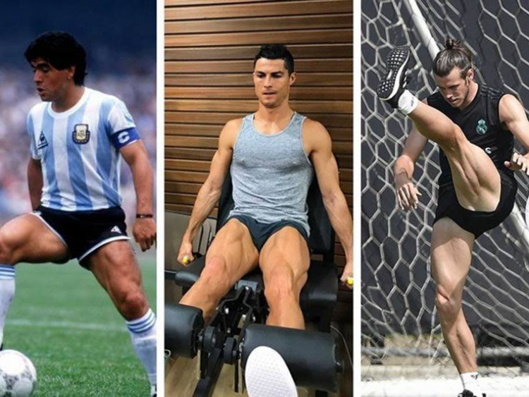 10 cầu thủ bắp đùi khủng nhất làng bóng đá Ronaldo, Hulk đọ cơ với ...