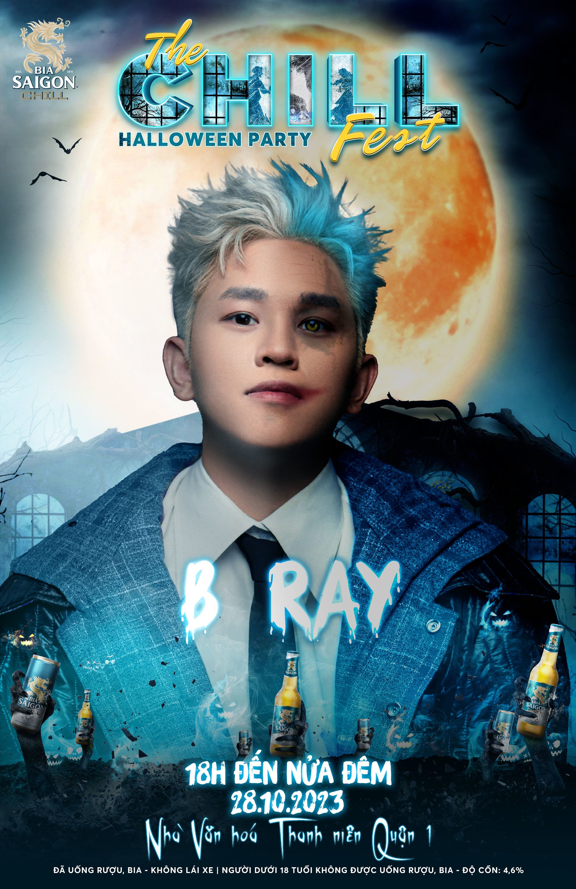 Nghe trăng kể chuyện The Chill Fest Halloween giữa lòng thành phố