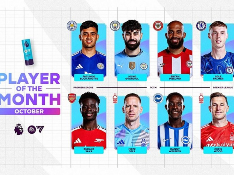 Cầu thủ hay nhất Ngoại hạng Anh tháng 10 Palmer dễ thua Welbeck, Chris Wood