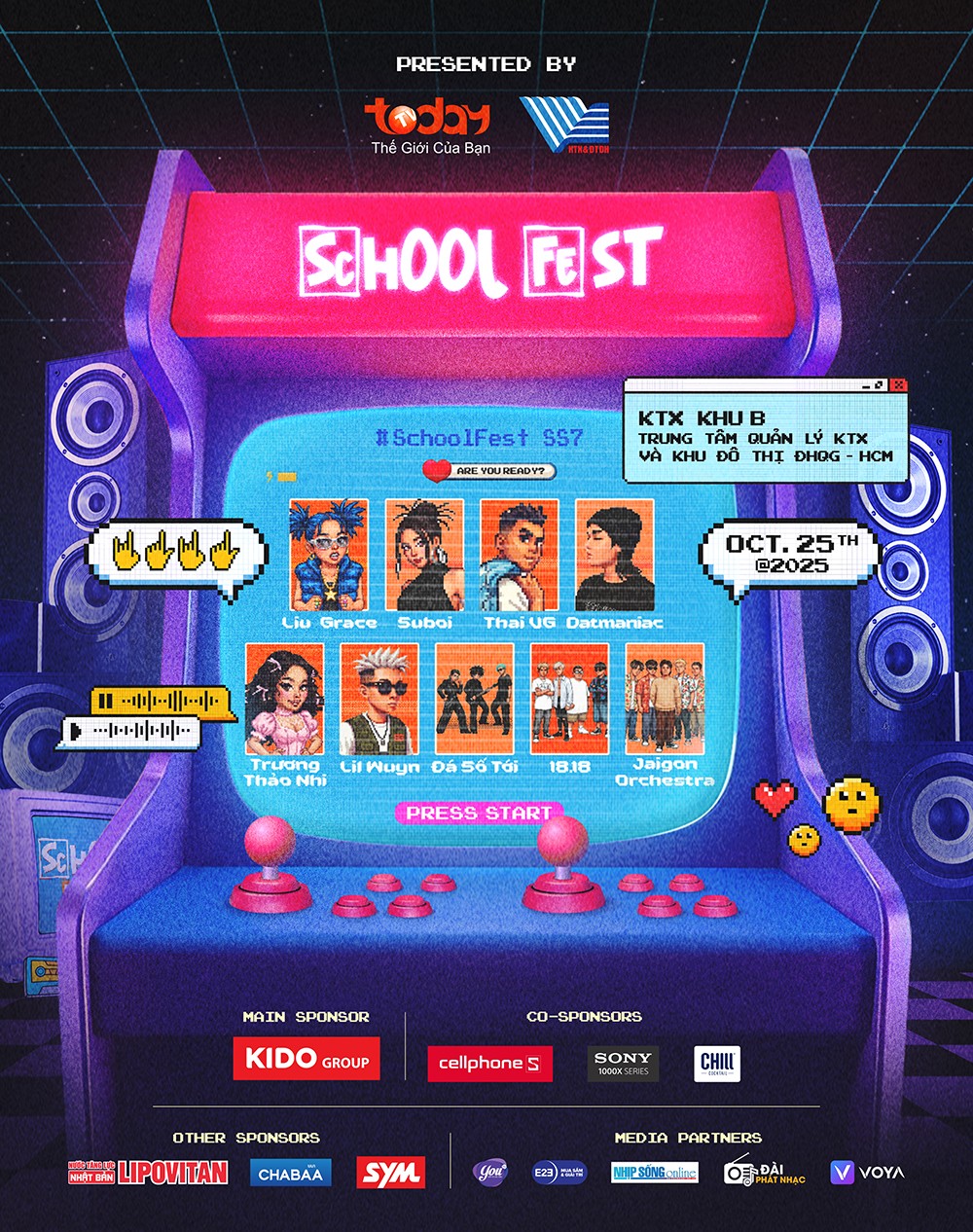 Dàn line-up School Fest 7 sẽ đưa Hip-hop Việt “chạm chiều không gian mới”